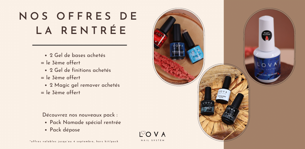 Lova Nail System - Formations, distributeur de produits professionnels,